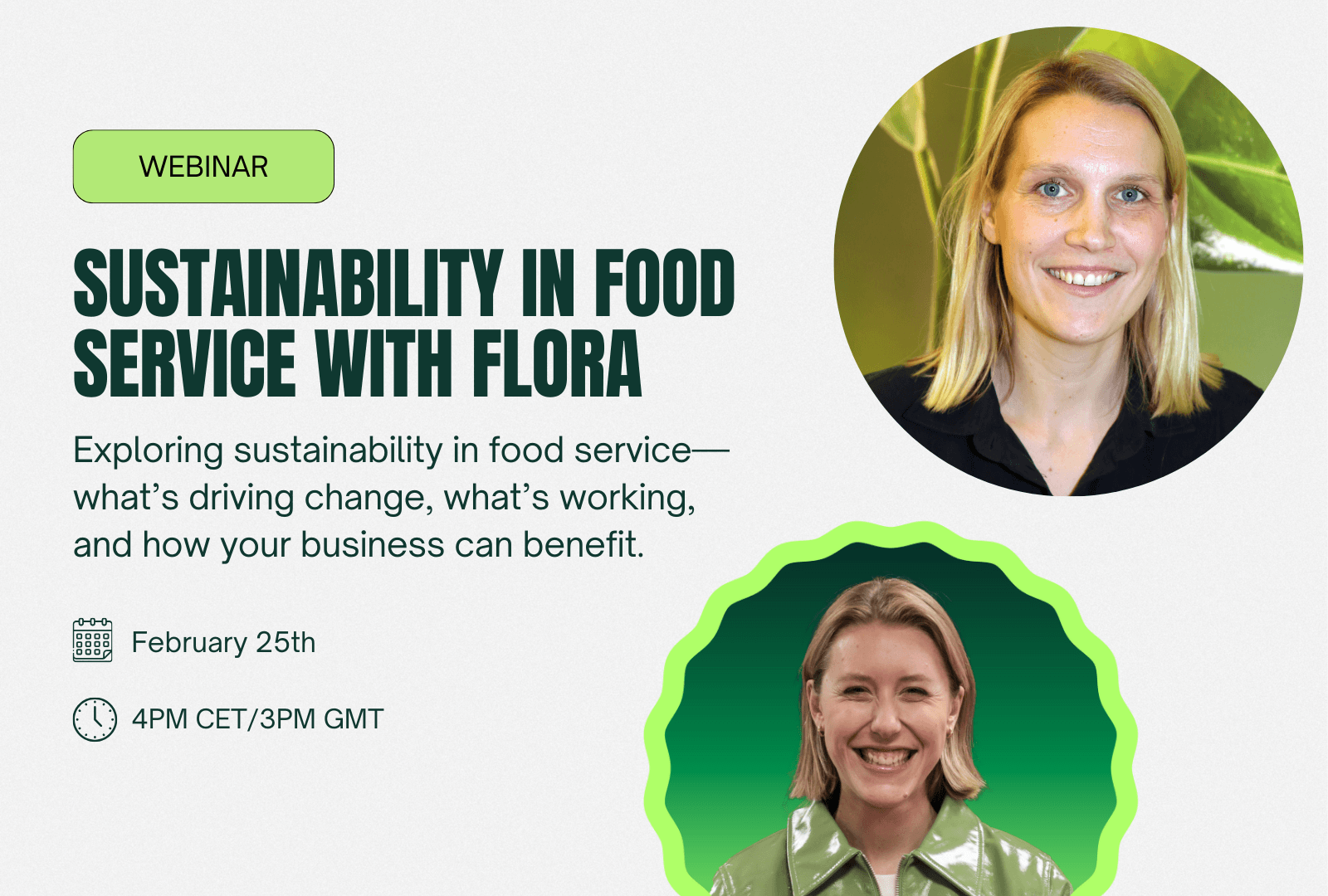 Webinar | Sustainability in Food Service: Learn from Flora Food Group
